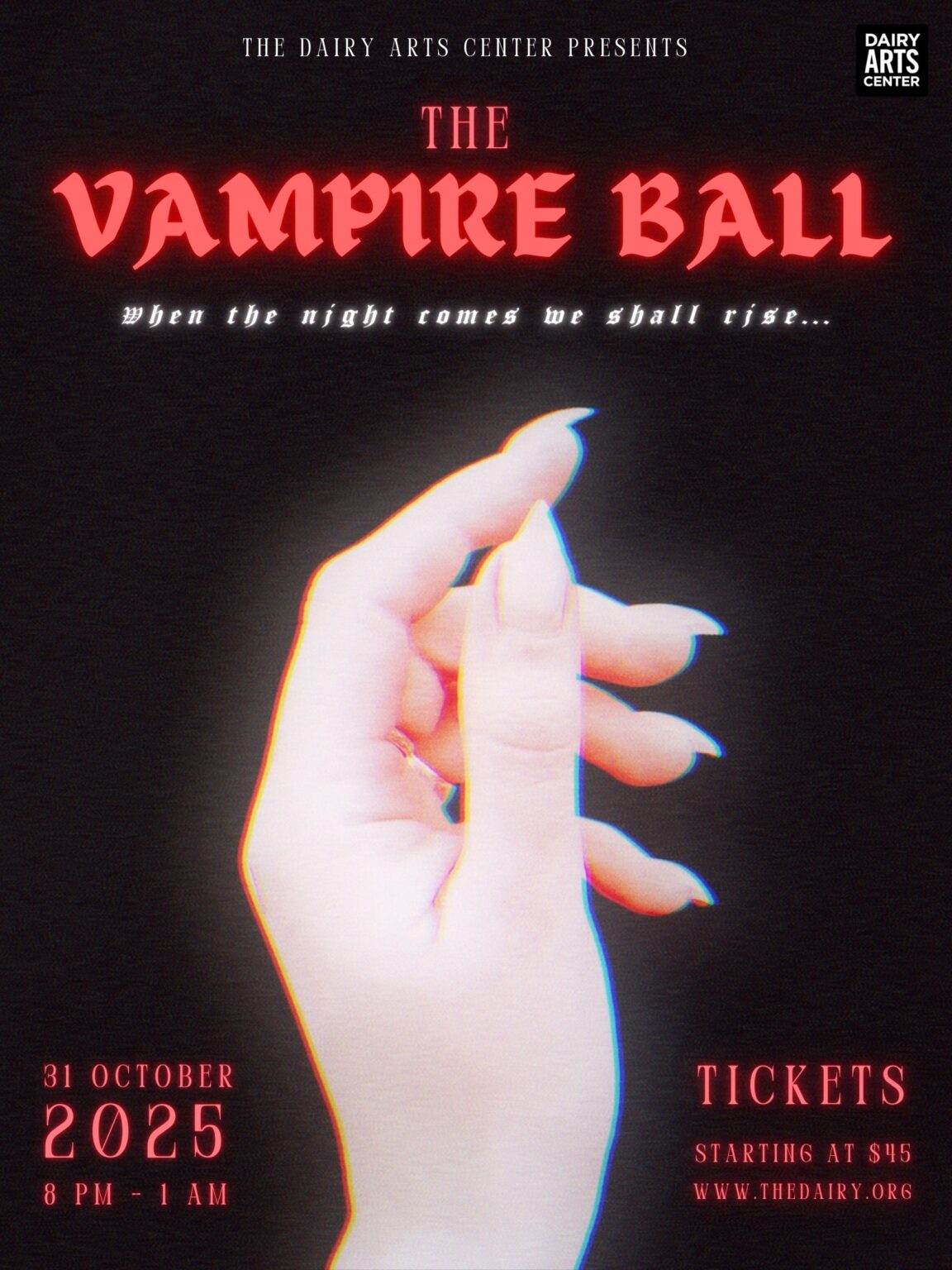 The Vampire Ball – Dairy Arts Center