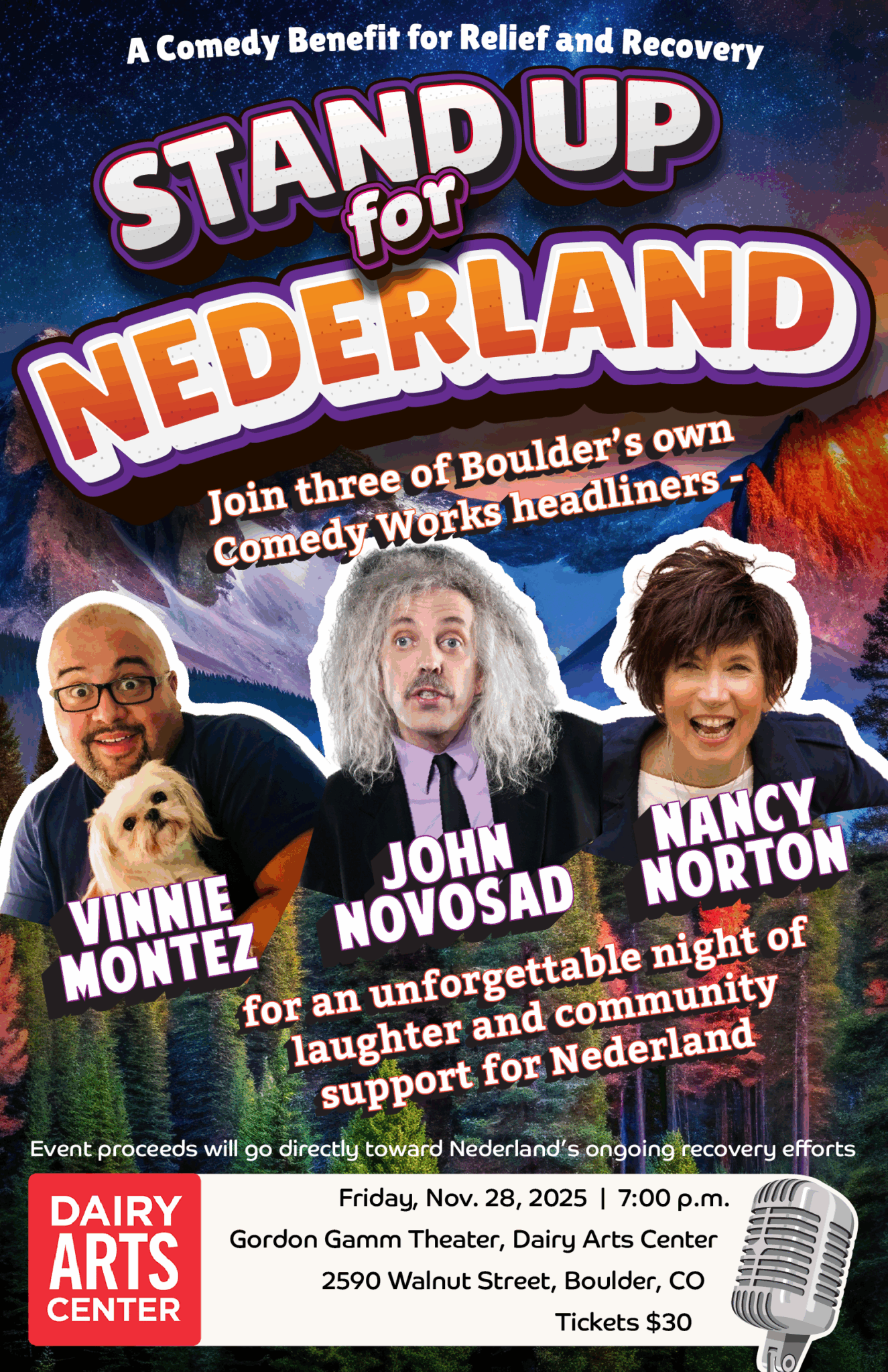 Stand-Up for Nederland: A Comedy Benefit for Relief and Recovery ...
